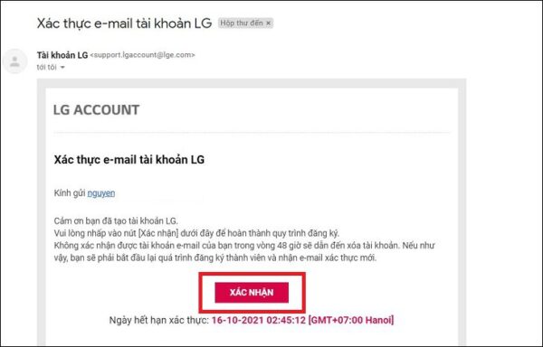 Cách tạo tài khoản LG Account trên tivi LG